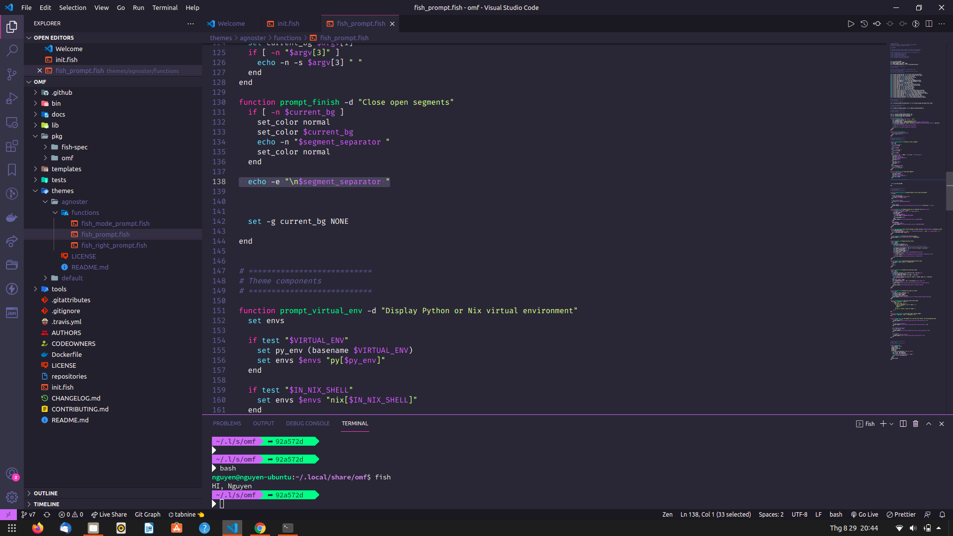 Install fish shell in ubuntu – 2k1
